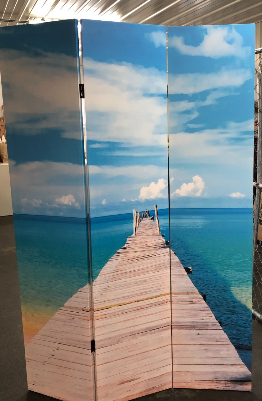 Folding Canvas Room Screen – Northern Chautauqua Canine Rescue